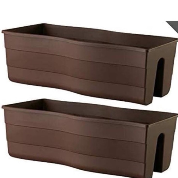 Other | Large Flower Box Set For Railings And Decks | Poshmark